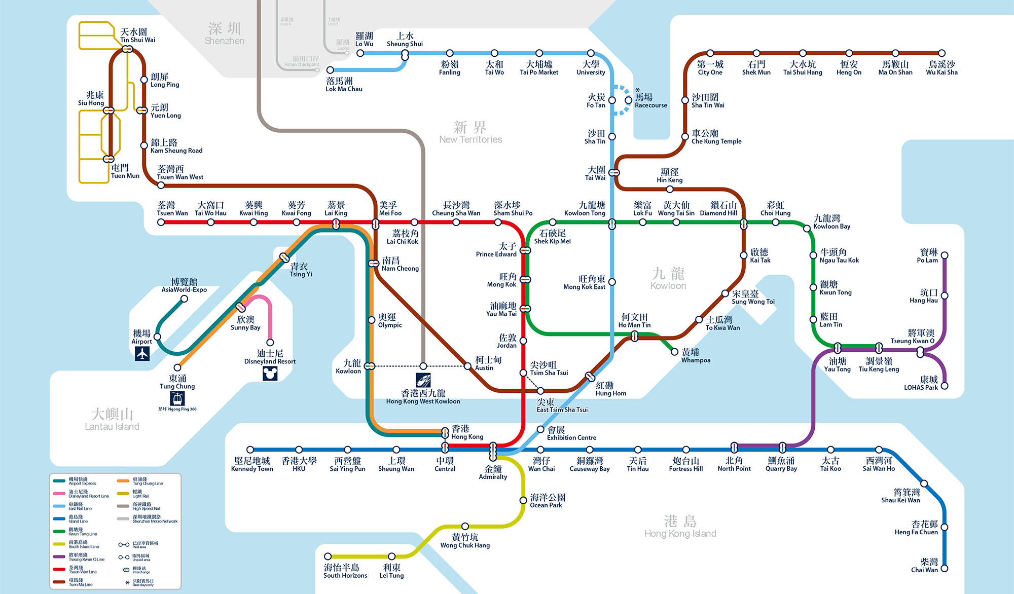 圖庫港鐵路綫圖 香港鐵路大典 Fandom Powered By Wikia