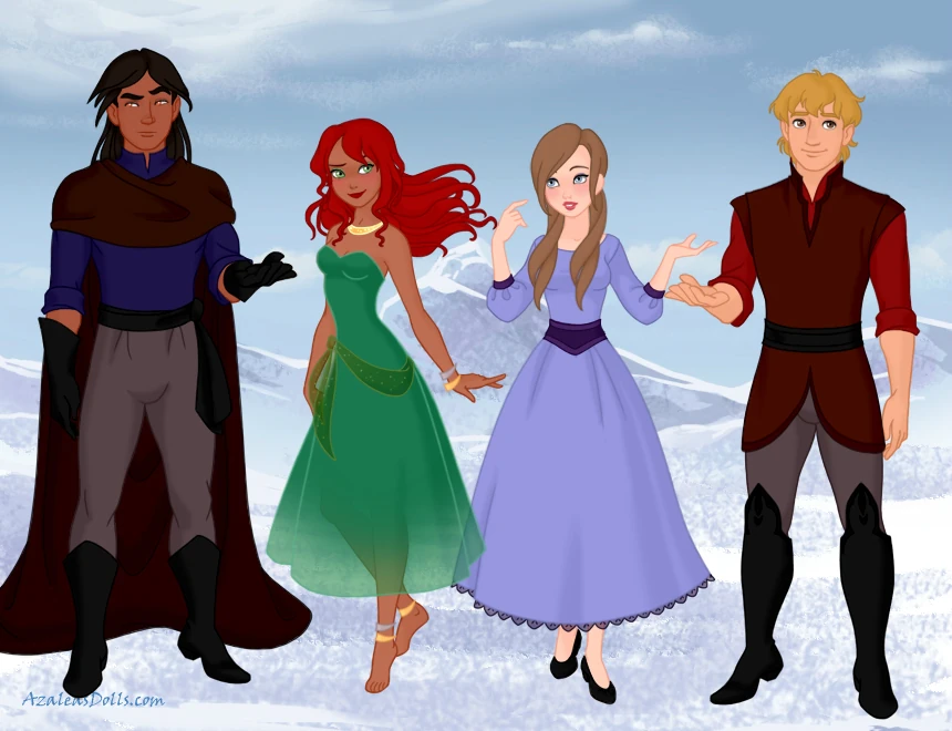 Azaleas dolls snow queen scene maker - dopairport