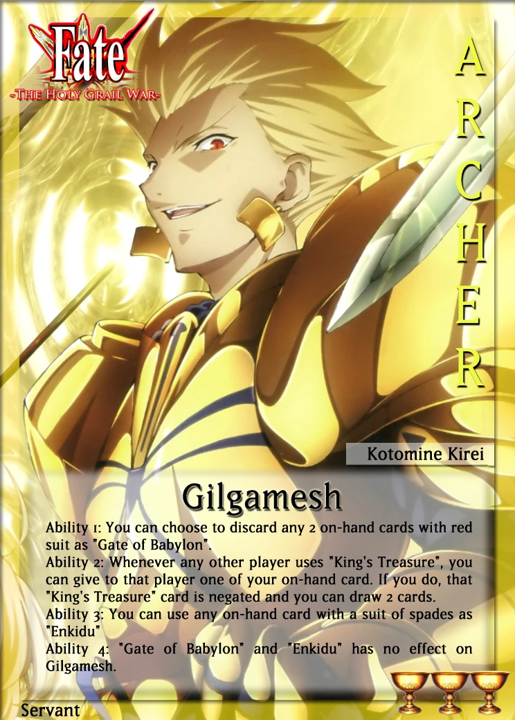 Gilgamesh | Fate - The Holy Grail War Wiki | Fandom
