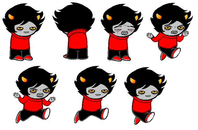 Image - Kankri sprite sheet.png | Homestuck Roleplay Wiki | FANDOM ...