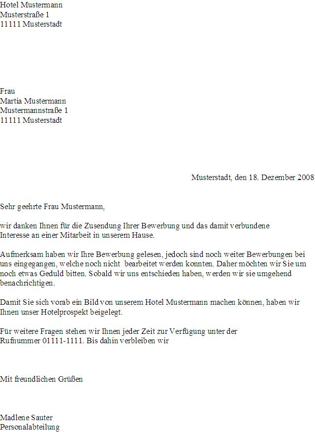 Antwort auf Bewerbung | Hotel-Lexikon | FANDOM powered by Wikia Antwort auf Bewerbung | Hotel-Lexikon | FANDOM powered by Wikia