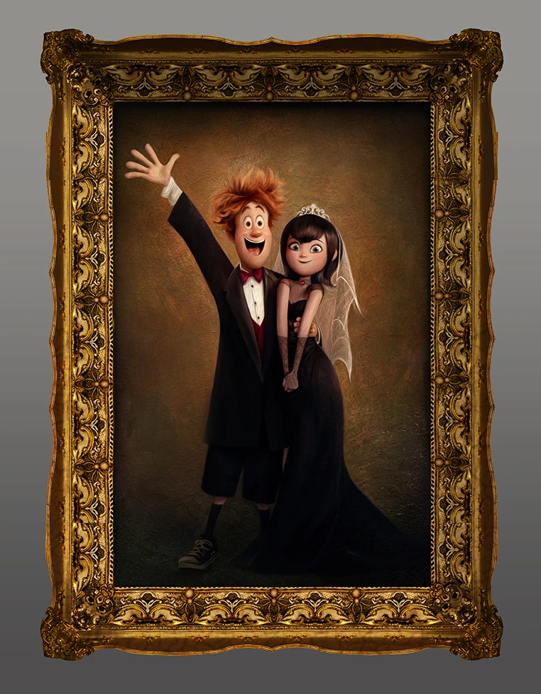 Image - Johnny and Mavis Painting.jpg | Hotel Transylvania Wiki | FANDOM powered by Wikia