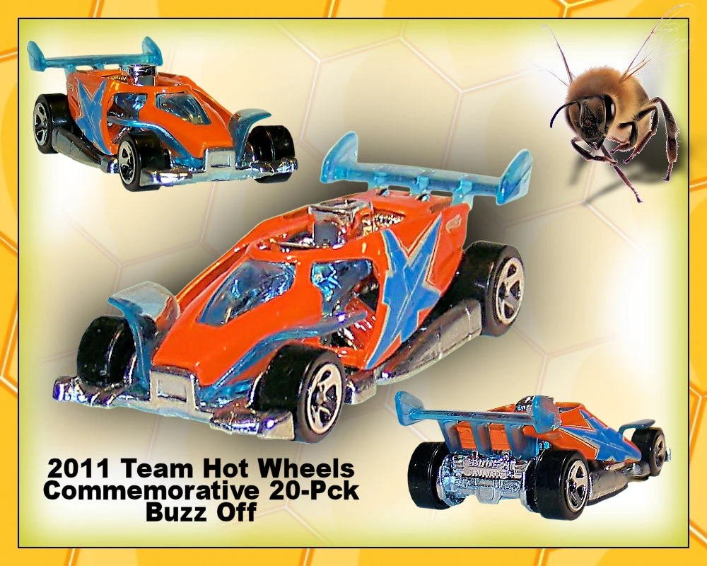 Image 2011 Team Hot Wheels Commemorative 20 Pack Buzz Off jpg Hot image-2011-team-hot-wheels-commemorative-20-pack-buzz-off-jpg-hot