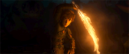 Image - Hiccup Waving Inferno 1.gif | How to Train Your Dragon Wiki ...