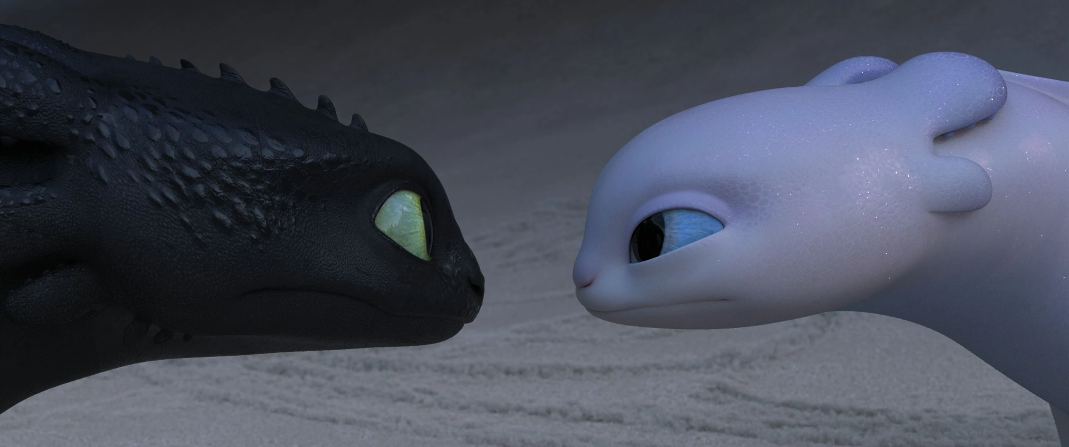 Image - Toothless comes face-to-face with the elusive Light Fury for ...