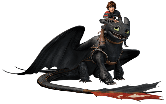 Image - Hiccup;Toothless-Transparent.png | How to Train Your Dragon ...