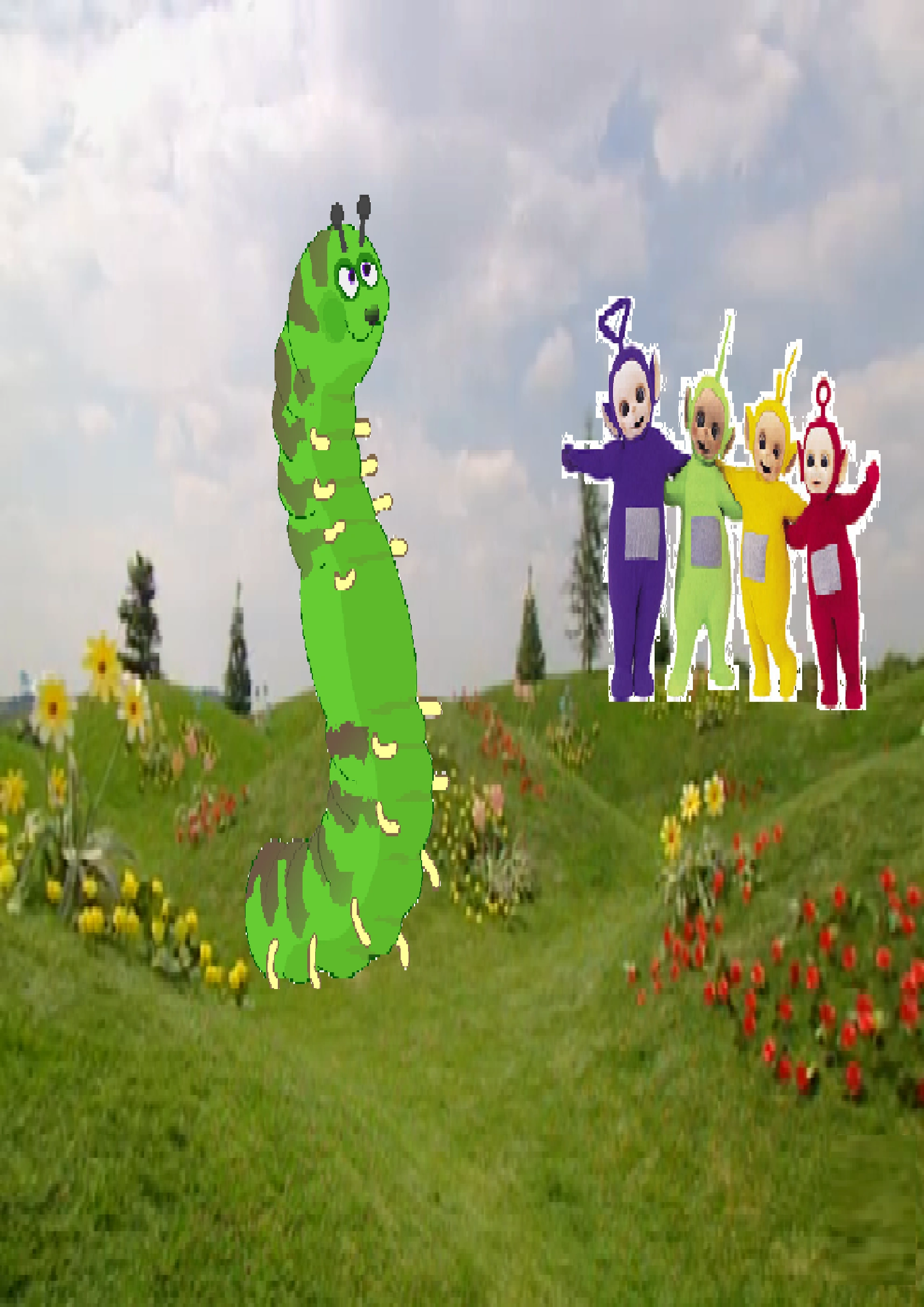 Teletubbies New Magical Event: Curious Caterpillar (YouTube stuff ...
