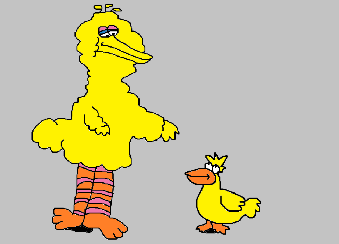 Little Bird and Big Bird (DeviantArt stuff) | Hub Ideas Wiki | FANDOM ...