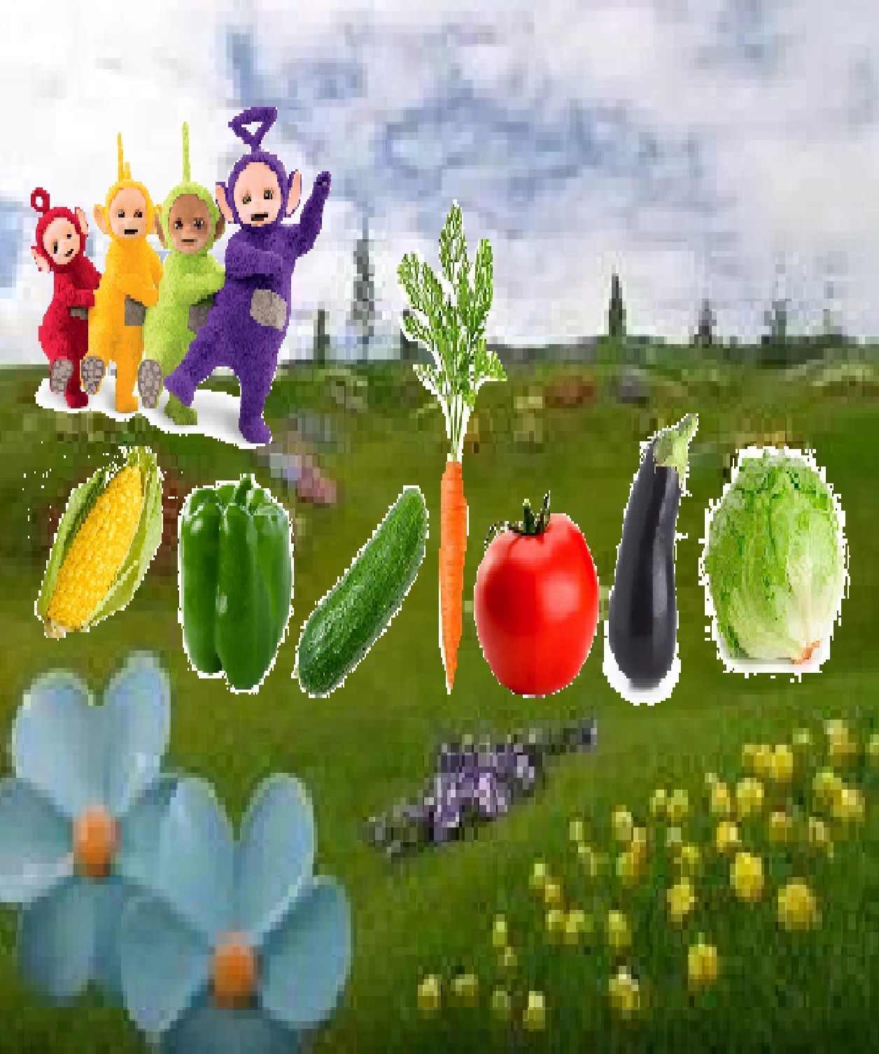Teletubbies New Magical Event: The Magic Vegetable (YouTube stuff ...