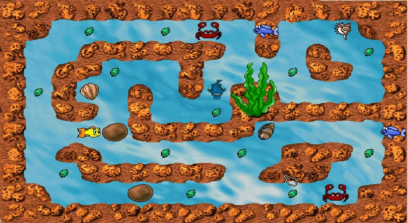 Freddi Fish and Luther's Maze Madness/Mazes 26-30 | Humongous ...
