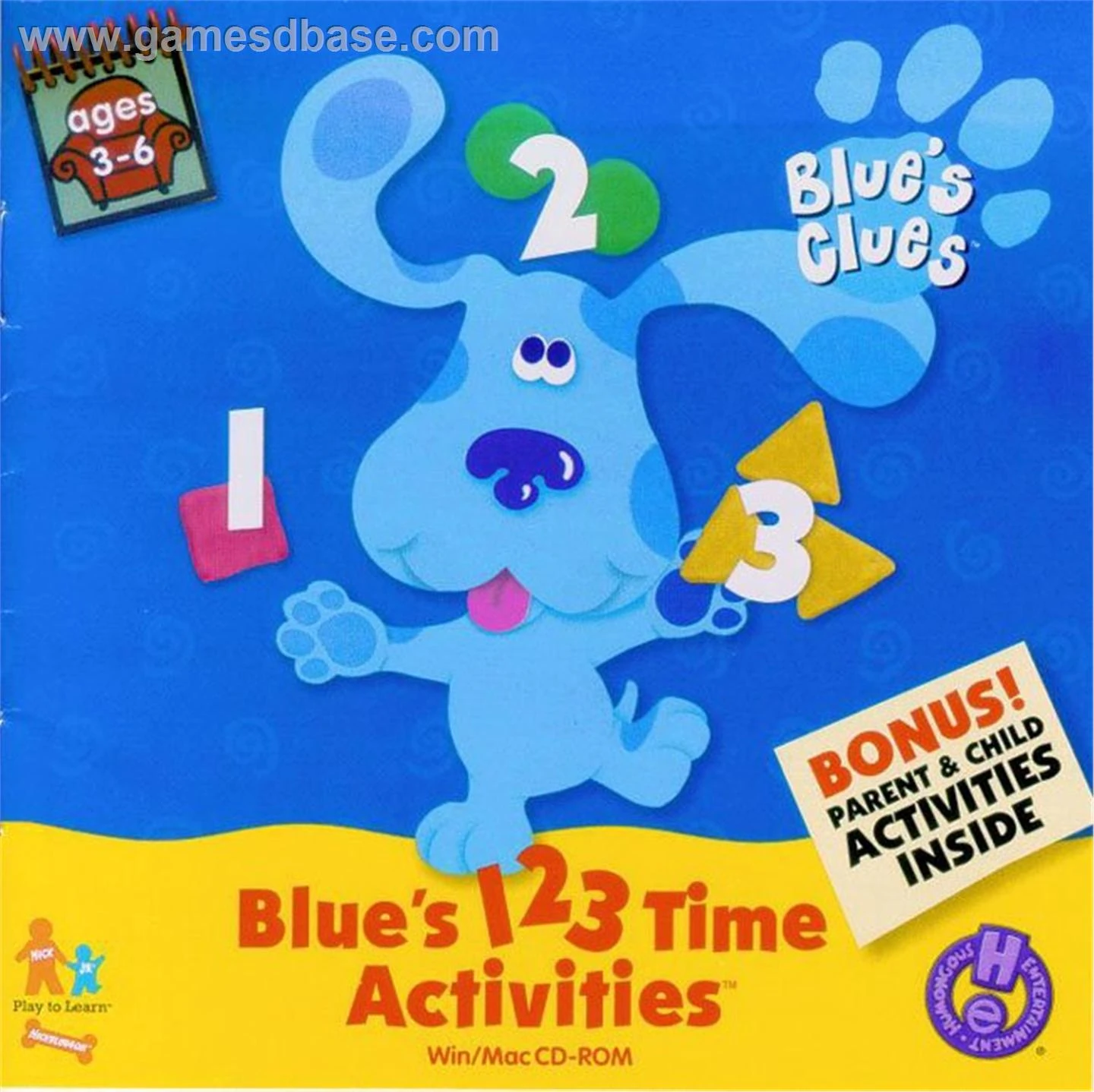 Blue's 123 Time Activities | Humongous Entertainment Games Wiki | Fandom