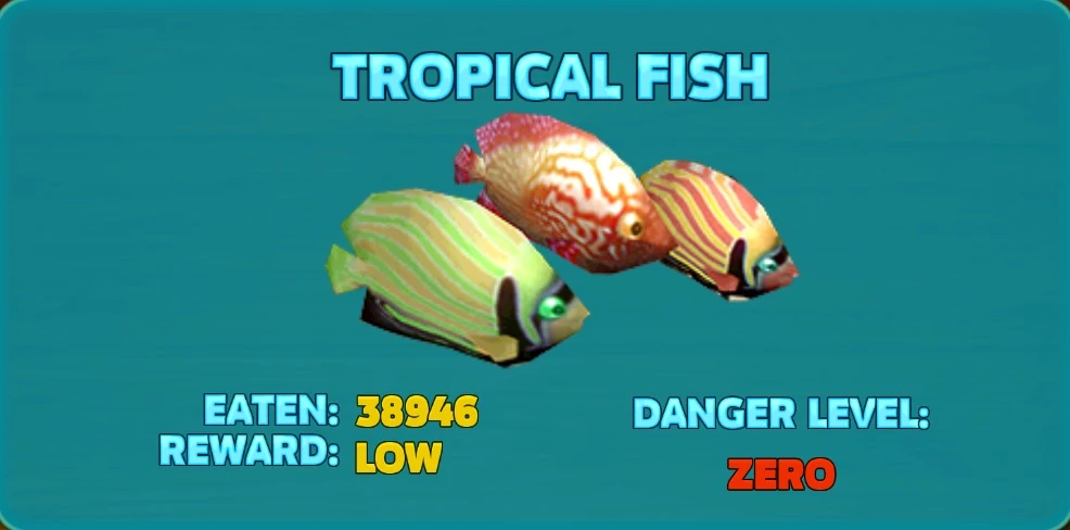 Tropical Fish | Hungry Shark Wiki | Fandom