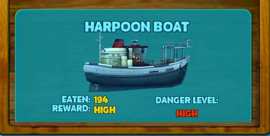 Harpoon Boats | Hungry Shark Wiki | Fandom