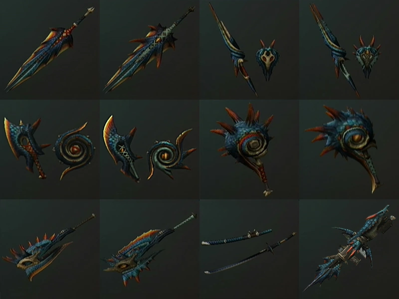MH3: Weapons | Monster Hunter Wiki | Fandom