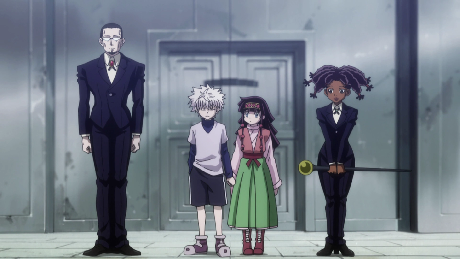 Image - Gotoh and Canary as Killua's escort.png | Hunterpedia | FANDOM ...
