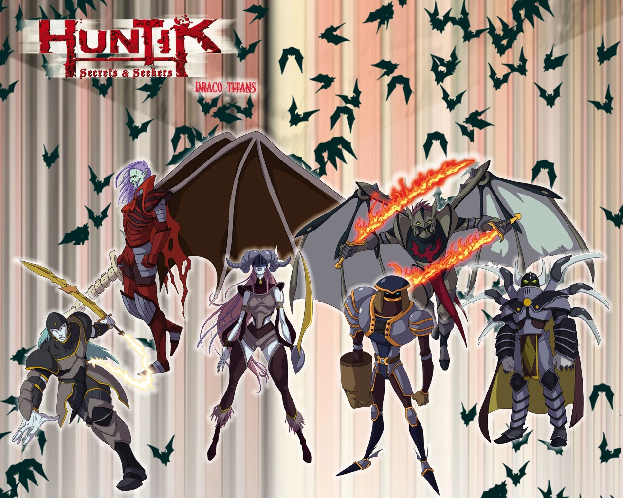 Image - Draco Titans Wallpaper.jpg | Huntik Wiki | FANDOM powered by Wikia