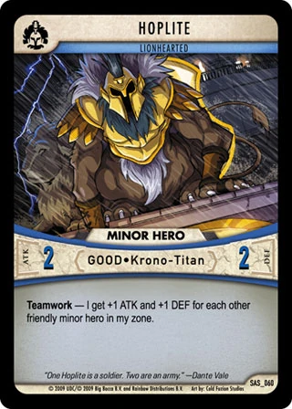 Hoplite/TCG | Huntik Wiki | Fandom