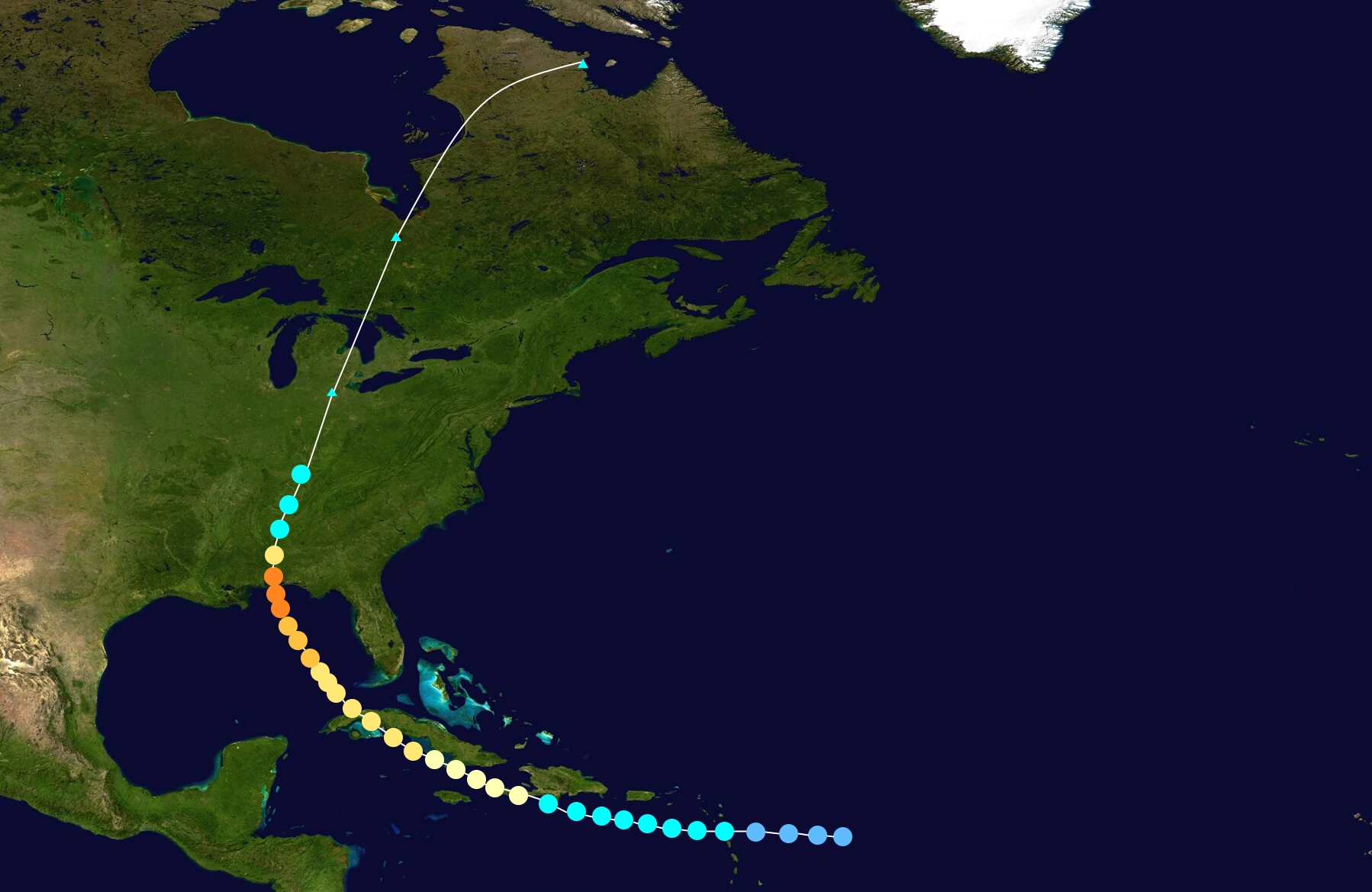 2022 Atlantic hurricane season (Adam, Minecraft, AGCK, Darren, Brick ...