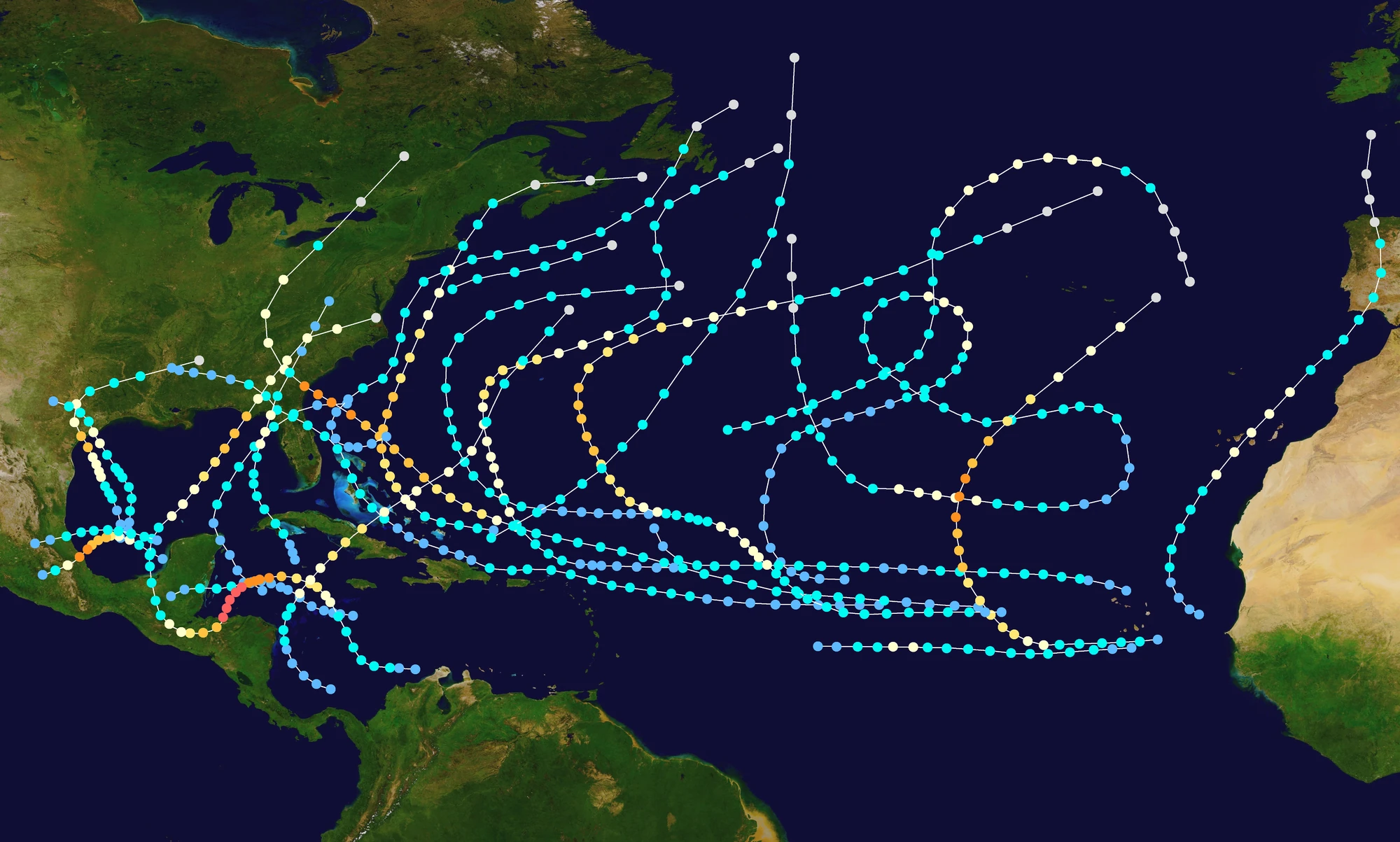 2020 Atlantic Hurricane Season (Vile) | Hypothetical Hurricanes Wiki ...