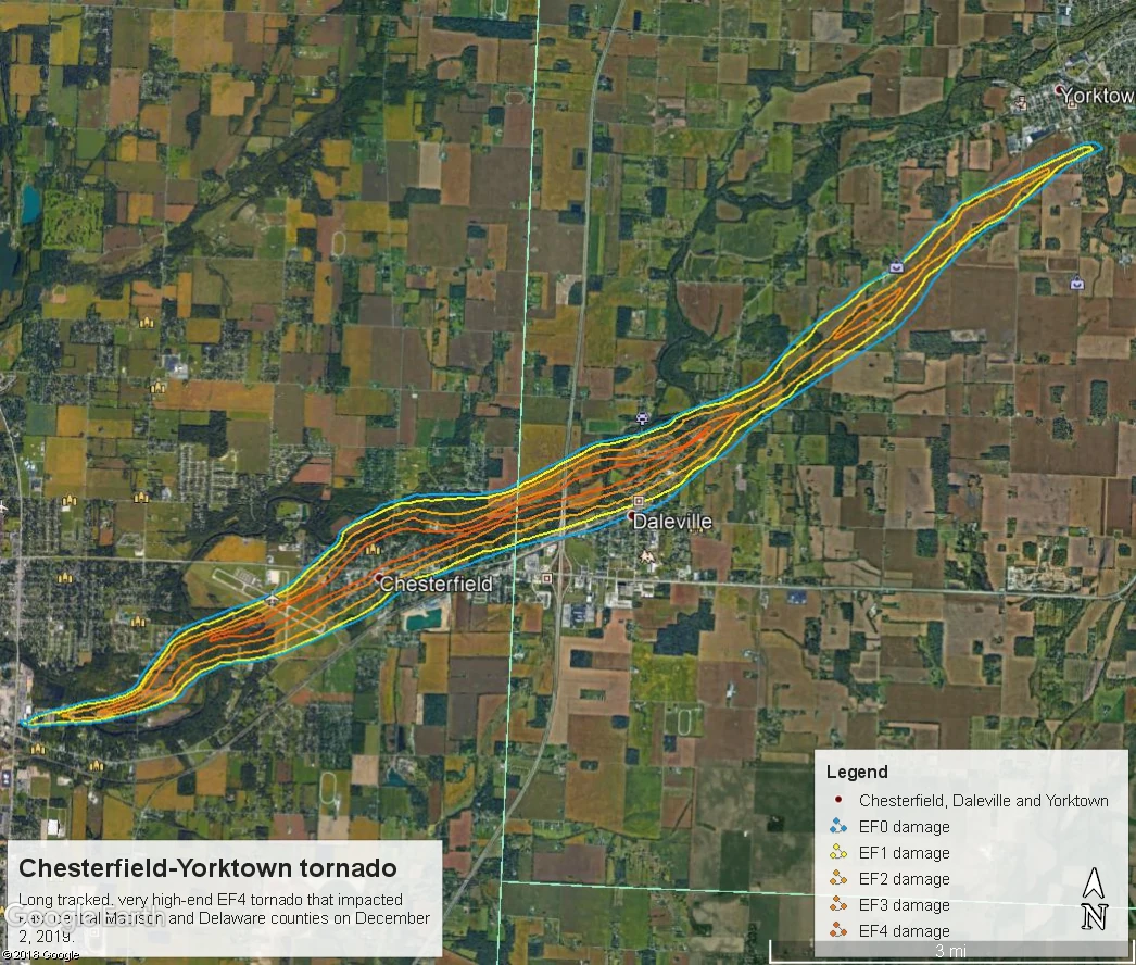 2019 Chesterfield-Yorktown, Indiana tornado | Hypothetical Tornadoes ...