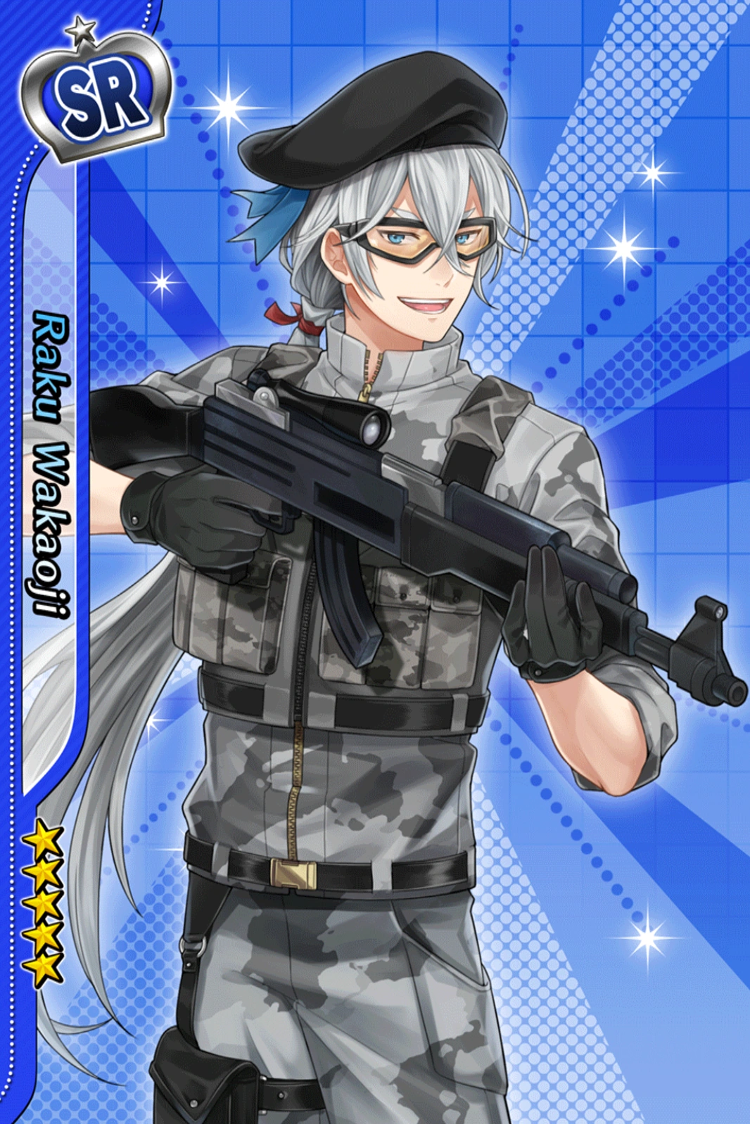 (Survival Game Scout) Raku Wakaouji SR/UR | I-chu Wiki | Fandom