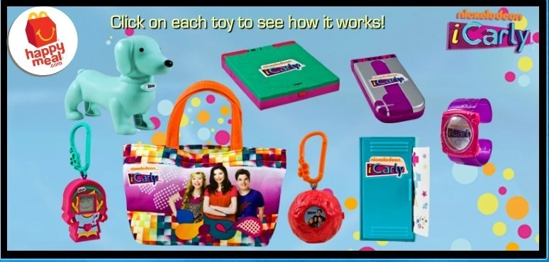 McDonald's ICarly Happy Meal | iCarly Wiki | Fandom