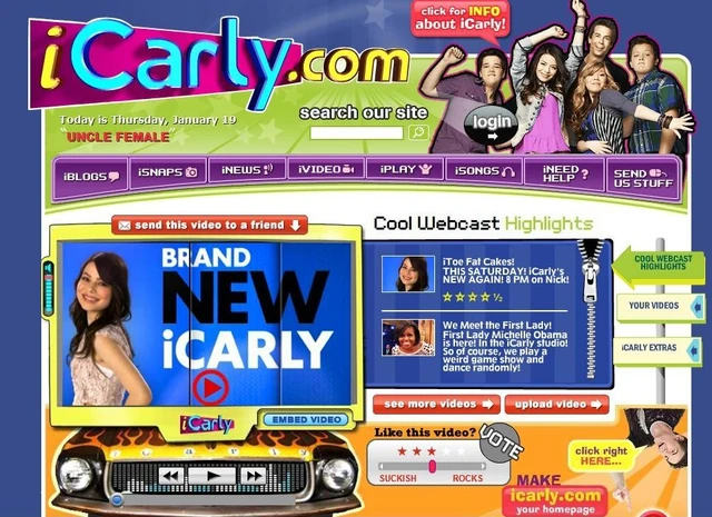 Image - Icarlywebsite11912.jpg | iCarly Wiki | FANDOM powered by Wikia