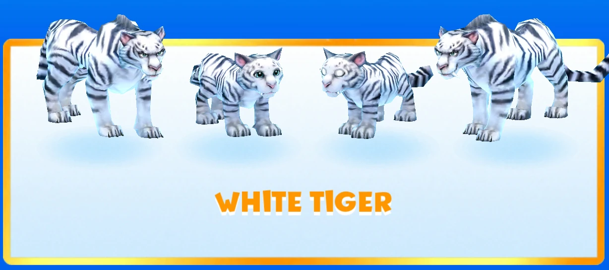 White tiger | Ice Age Adventures Wiki | Fandom
