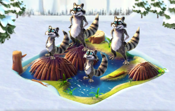 Gray Raccoon Ice Age Village Wiki Fandom Powered By Wikia