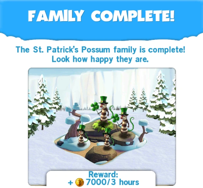 St. Patrick's Possum | Ice Age Village Wiki | Fandom