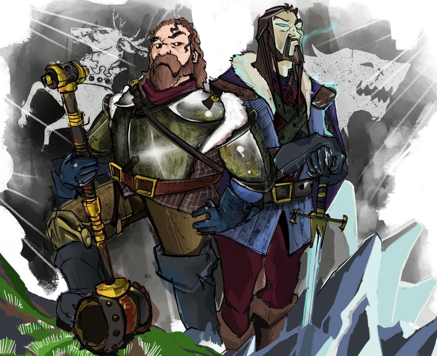 Image Robert Baratheon And Eddard Stark By Murushierago101jpeg A Song Of Ice And Fire Wiki