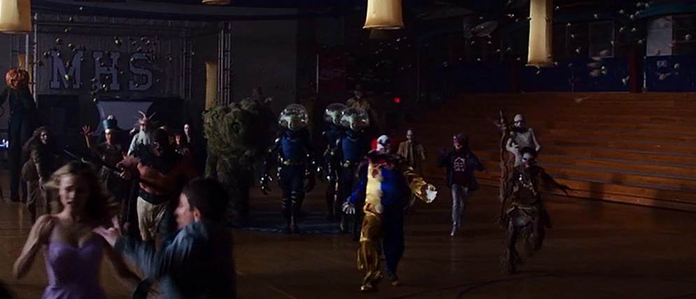 Image - Monsters Chasing Students - goosebumps movie.png | Idea Wiki ...