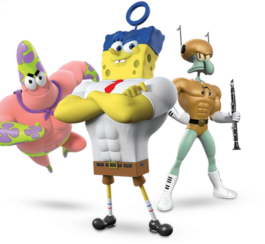 Image - Spongebob patrick squidward cgi heroes.png | Idea Wiki | FANDOM ...