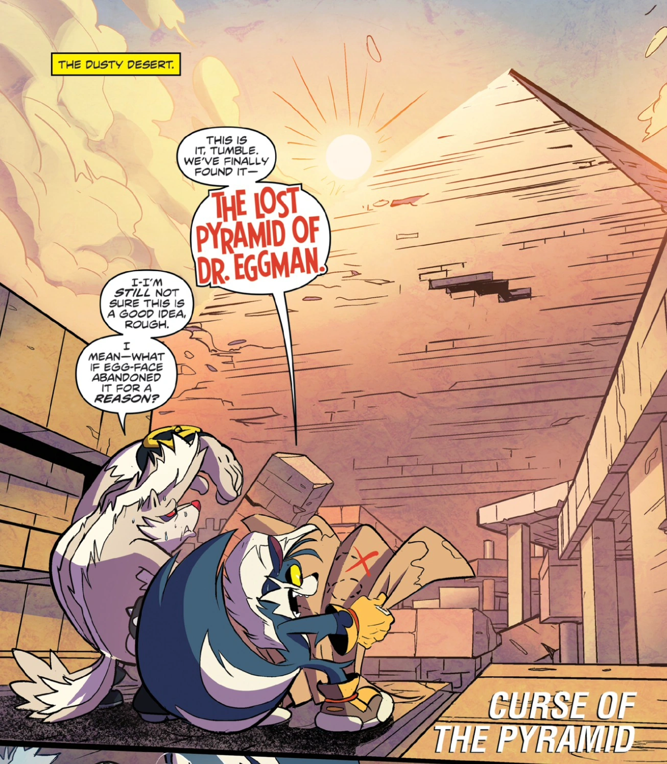 Lost Pyramid of Dr. Eggman | IDW Sonic Hub | Fandom