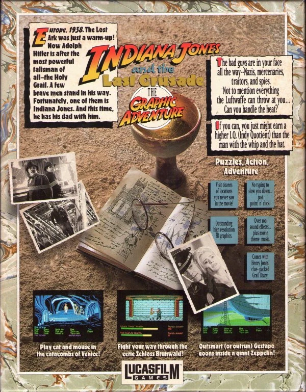 Indiana Jones and the Last Crusade: The Graphic Adventure | Indiana ...
