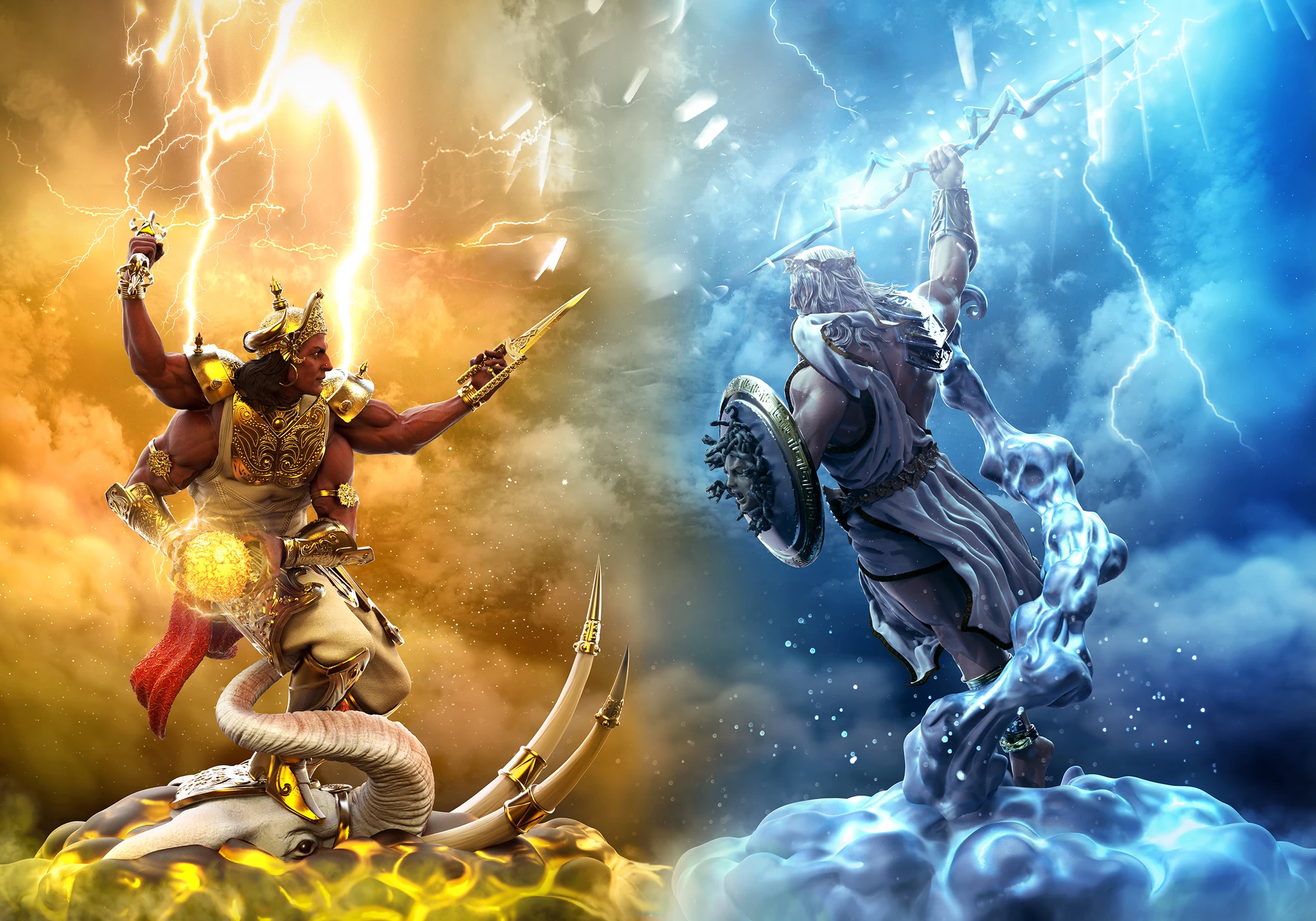 Imagem - Indra-vs-Zeus-FINAL-25-100.jpg | Wikia Infinitas Guerras ...