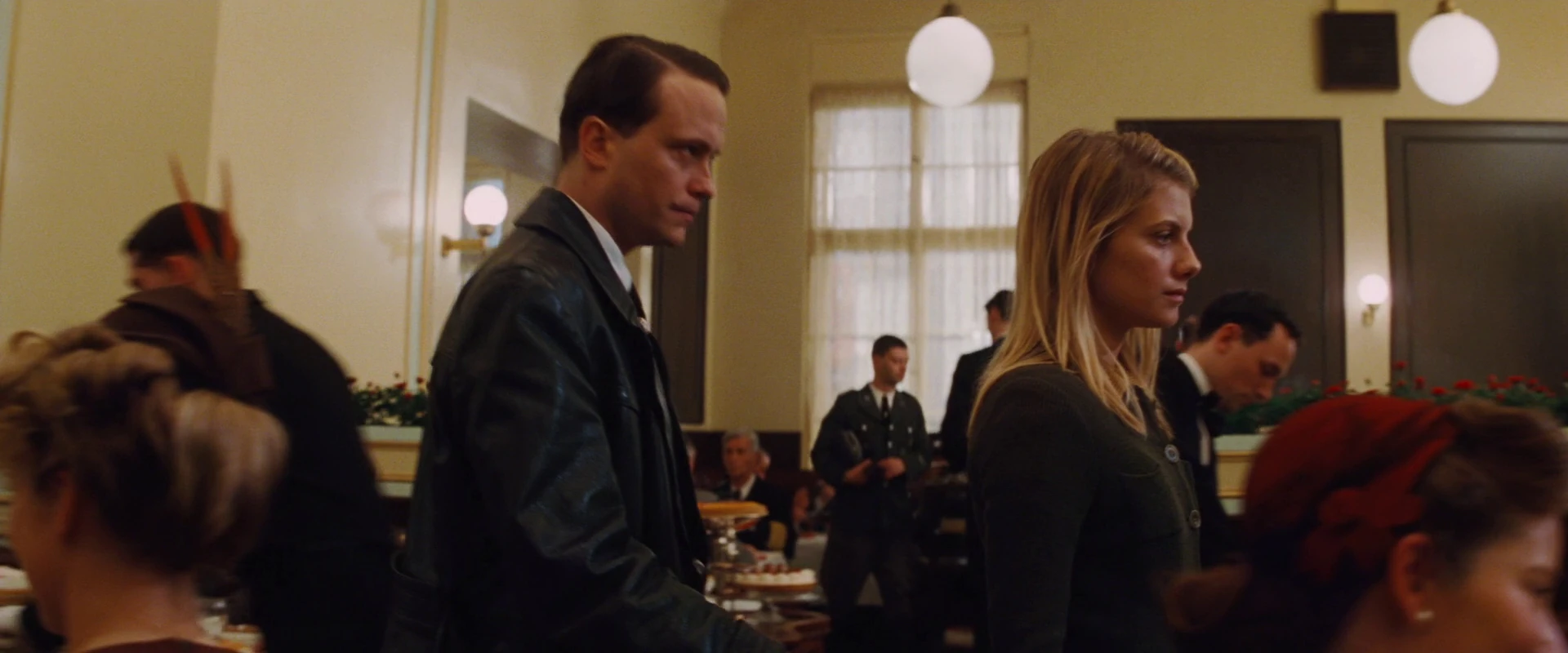 Image - Dieter Hellstrom leads Shosanna at the party.jpg | Inglourious ...