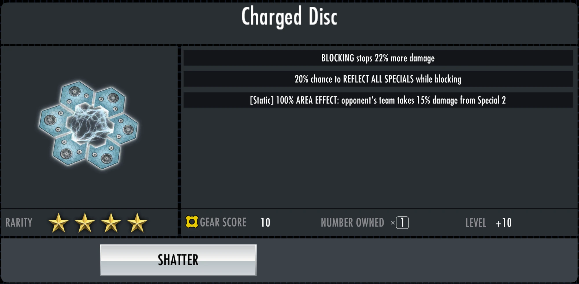 Charged Disc | Injustice Mobile Wiki | FANDOM powered by Wikia