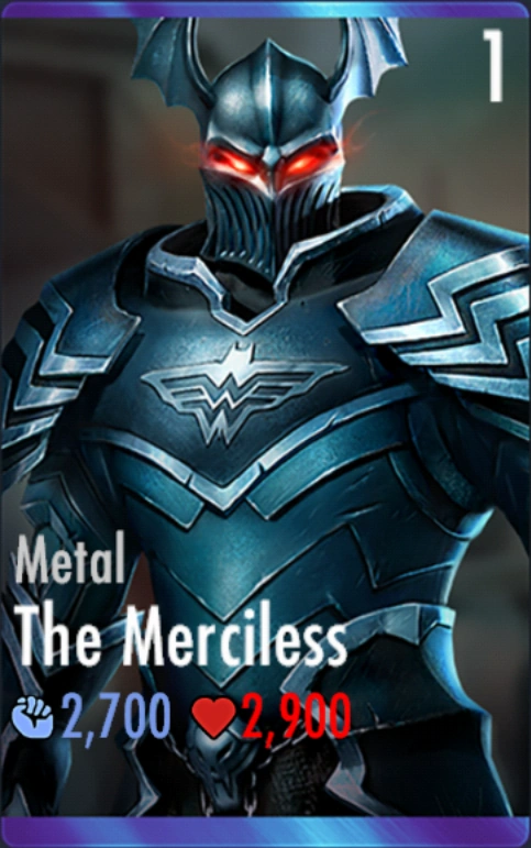 The Merciless/Metal | Injustice Mobile Wiki | Fandom