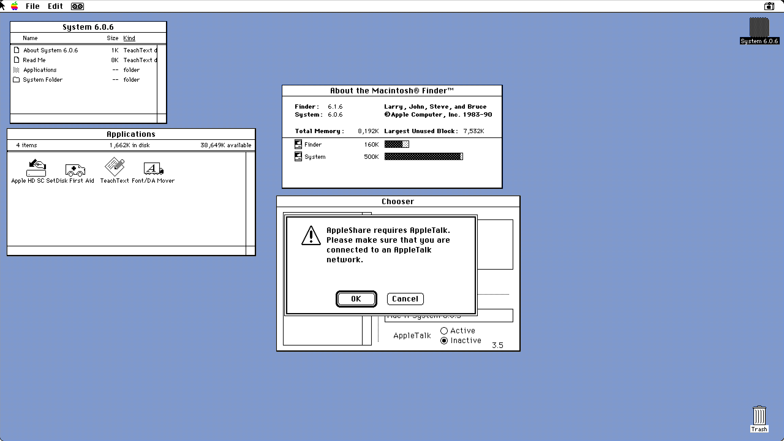 Mac OS - A Desktop Montage via emulators - E-Maculation