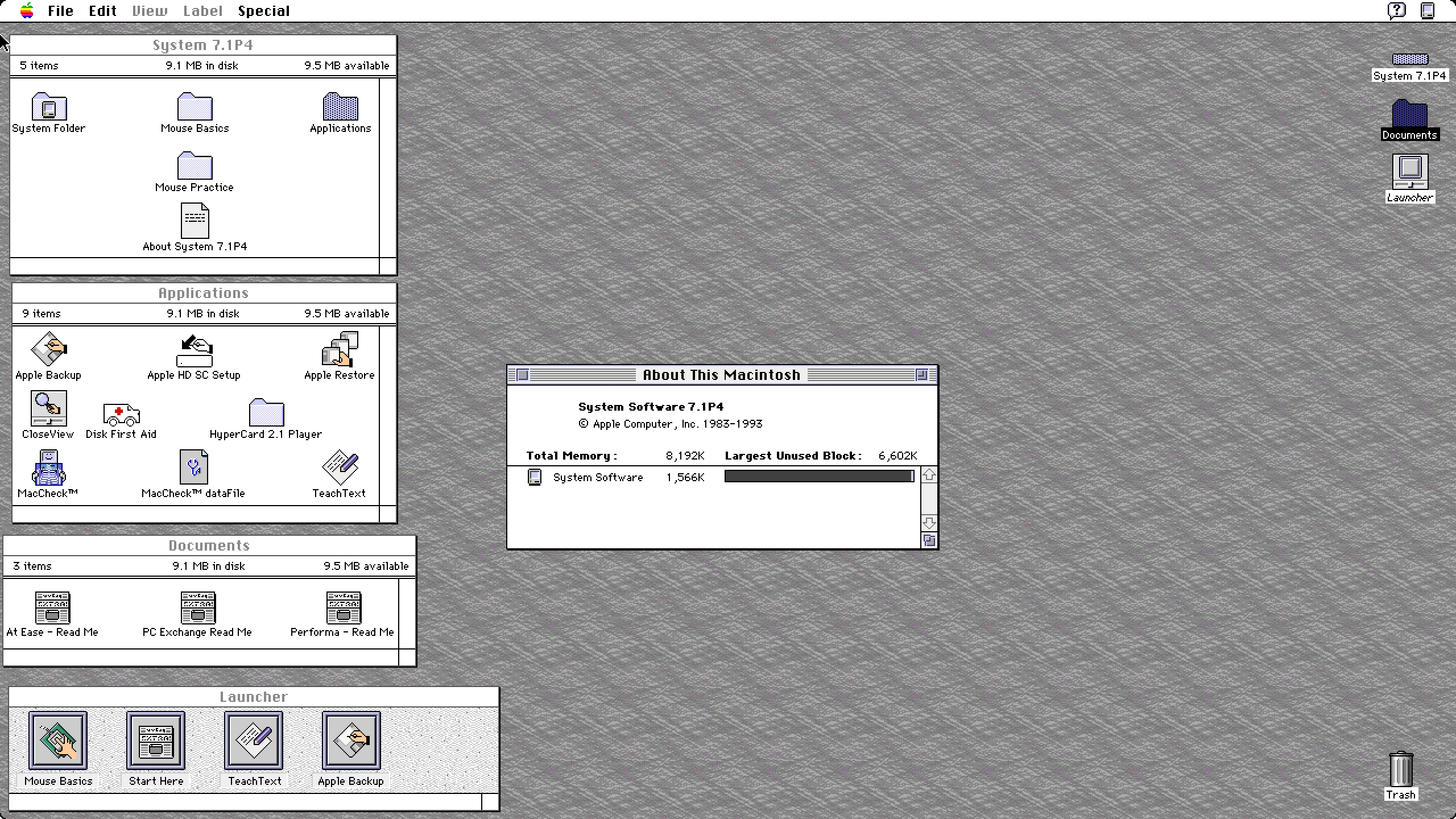 Mac OS - A Desktop Montage via emulators - E-Maculation