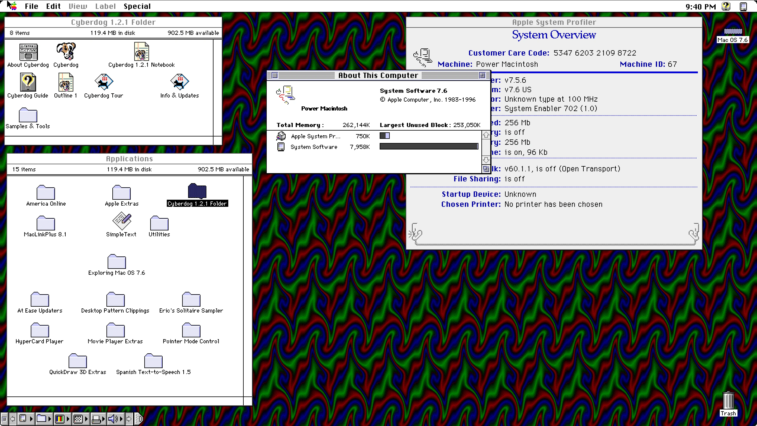 Mac OS - A Desktop Montage via emulators - E-Maculation