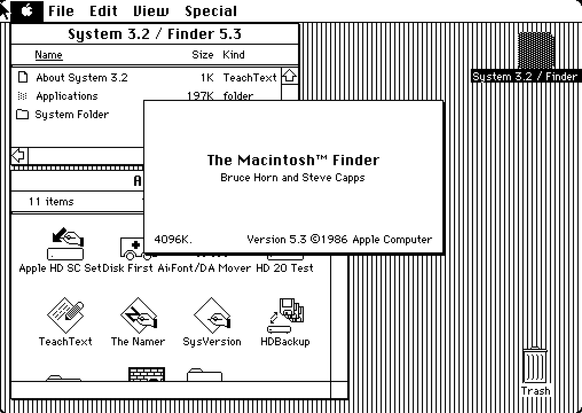 Mac OS - A Desktop Montage via emulators - E-Maculation