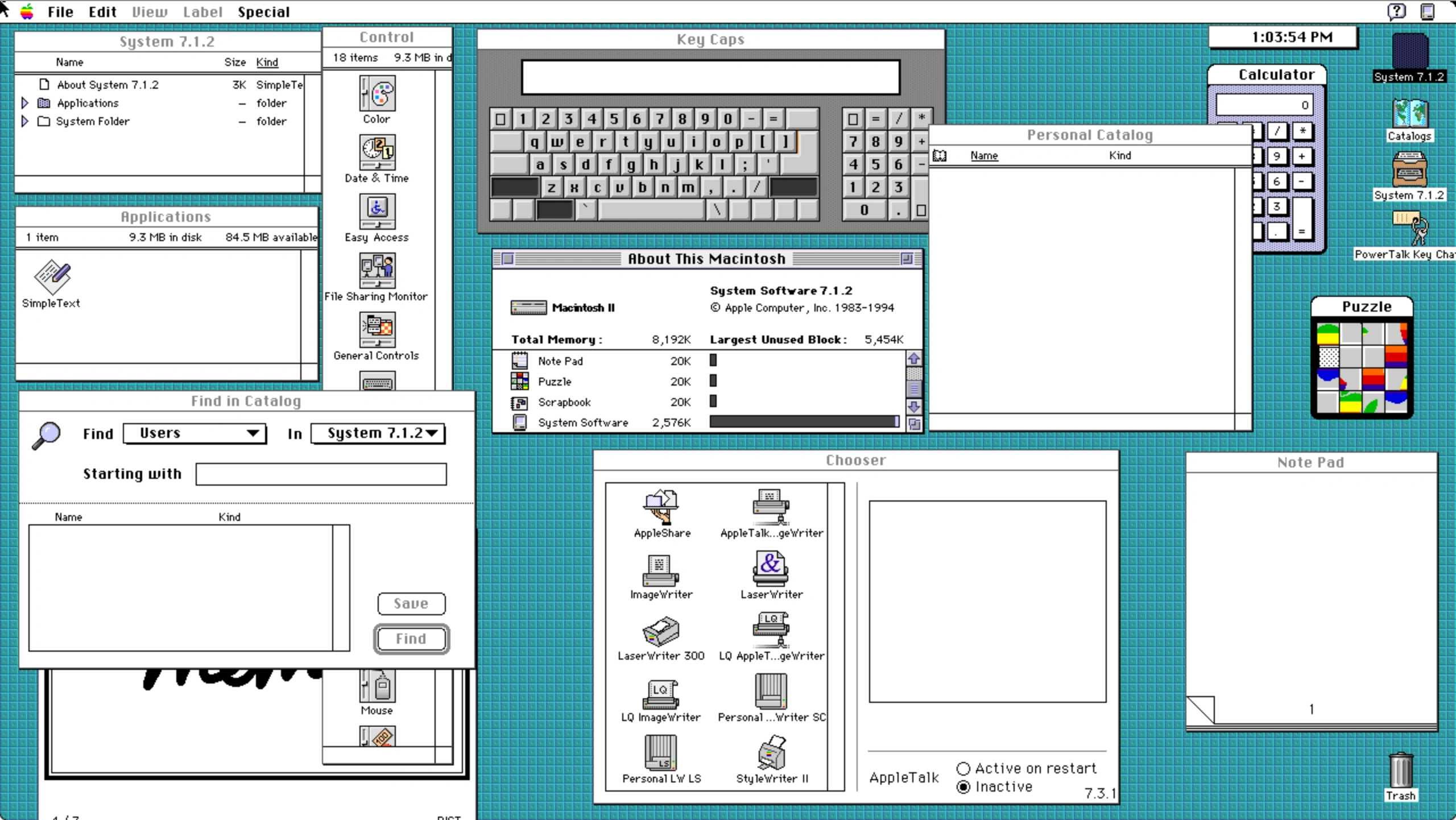 Mac OS - A Desktop Montage via emulators - E-Maculation