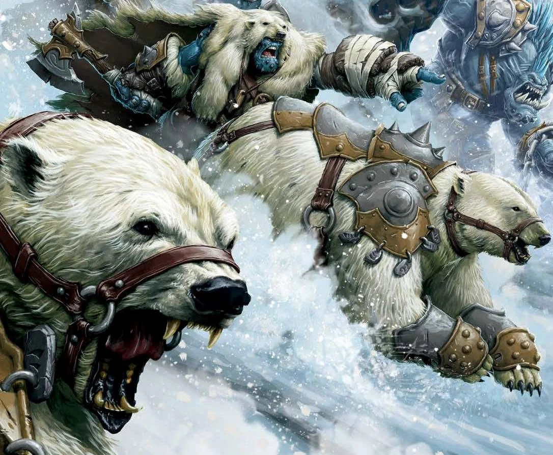 Northkin Bear Handler & Battle Bears | Iron Kingdoms Wiki | Fandom