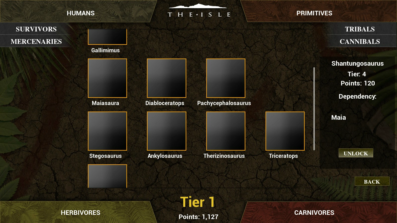 Progression Points | The Isle Wiki | FANDOM powered by Wikia