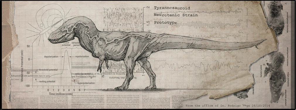 Image - Neurotenic Rex Concept Art The Isle.png | The Isle Wiki ...