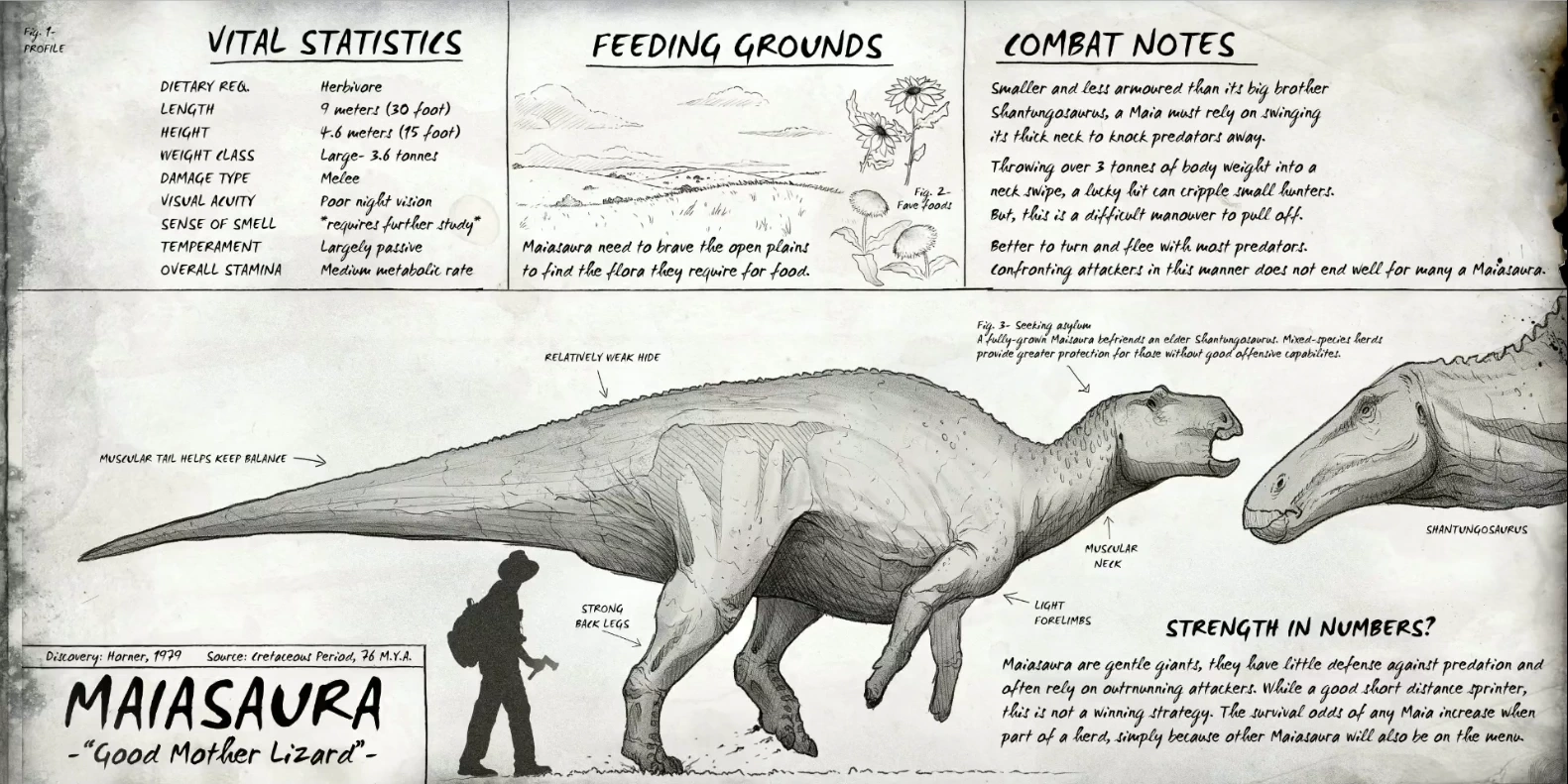 Image - Maiasaura Dossier The Isle.png | The Isle Wiki | FANDOM powered ...
