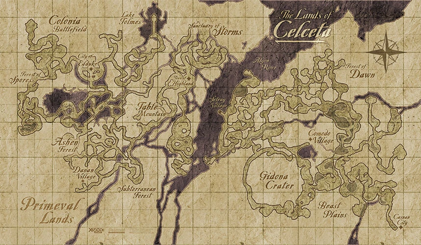 Ys: Memories of Celceta/Areas | Ys Wiki | Fandom