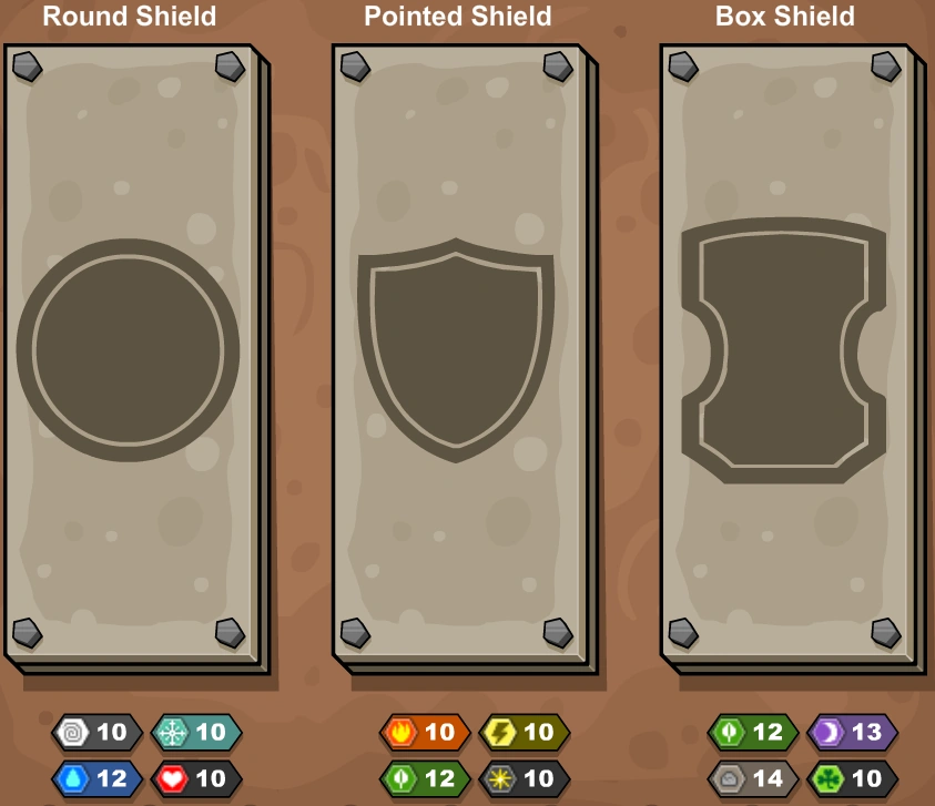 Shields | Jacksmith Wiki | Fandom